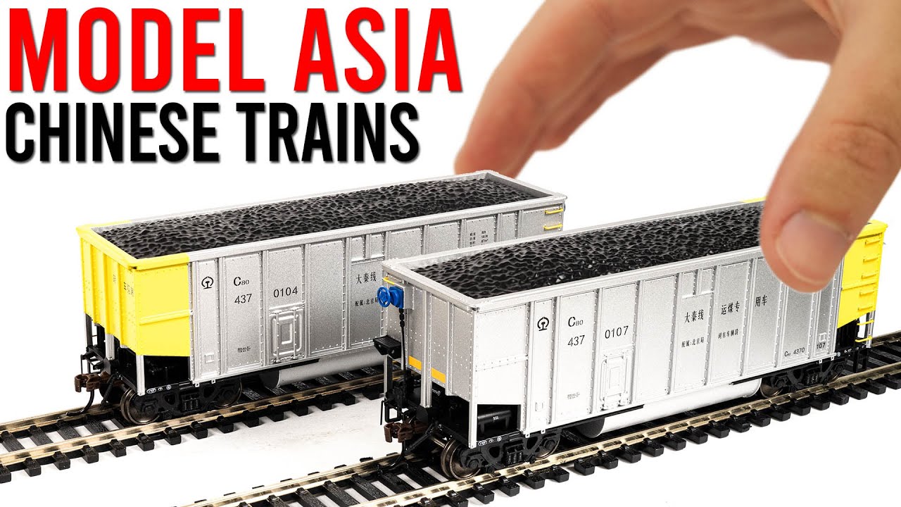 Are Chinese Model Trains Good? | ModelAsia Coal Wagons | Unboxing ...