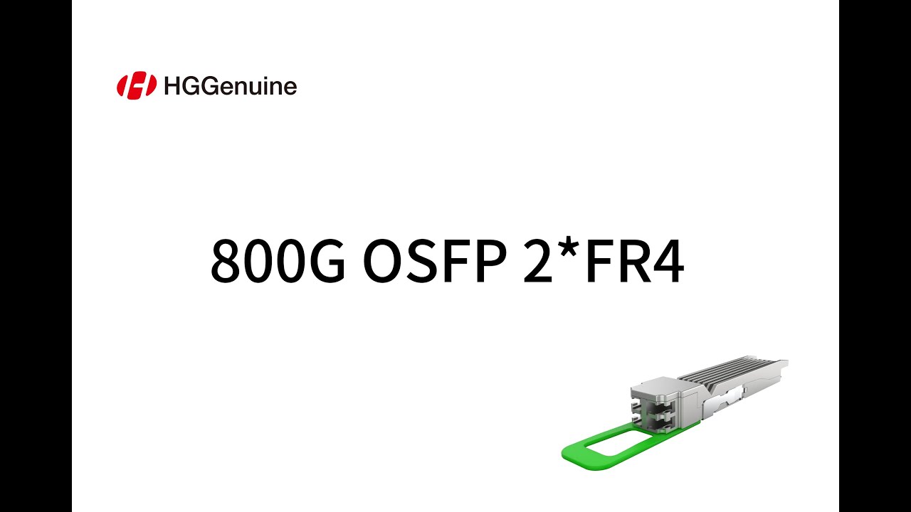 HGGenuine 800G OSFP 2xFR4 800G OSFP 2xFR4 YouTube
