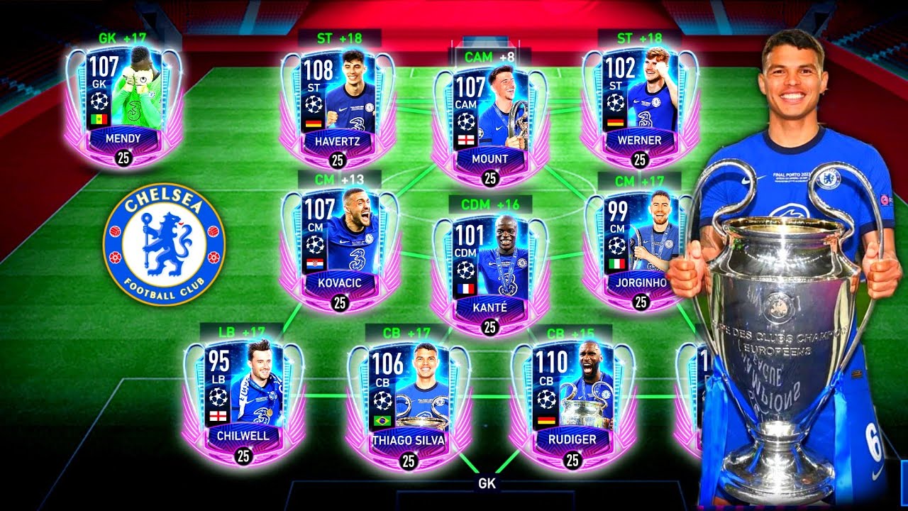 I Built Max Rated *Special Edition* Chelsea UCL Winning Squad - YouTube