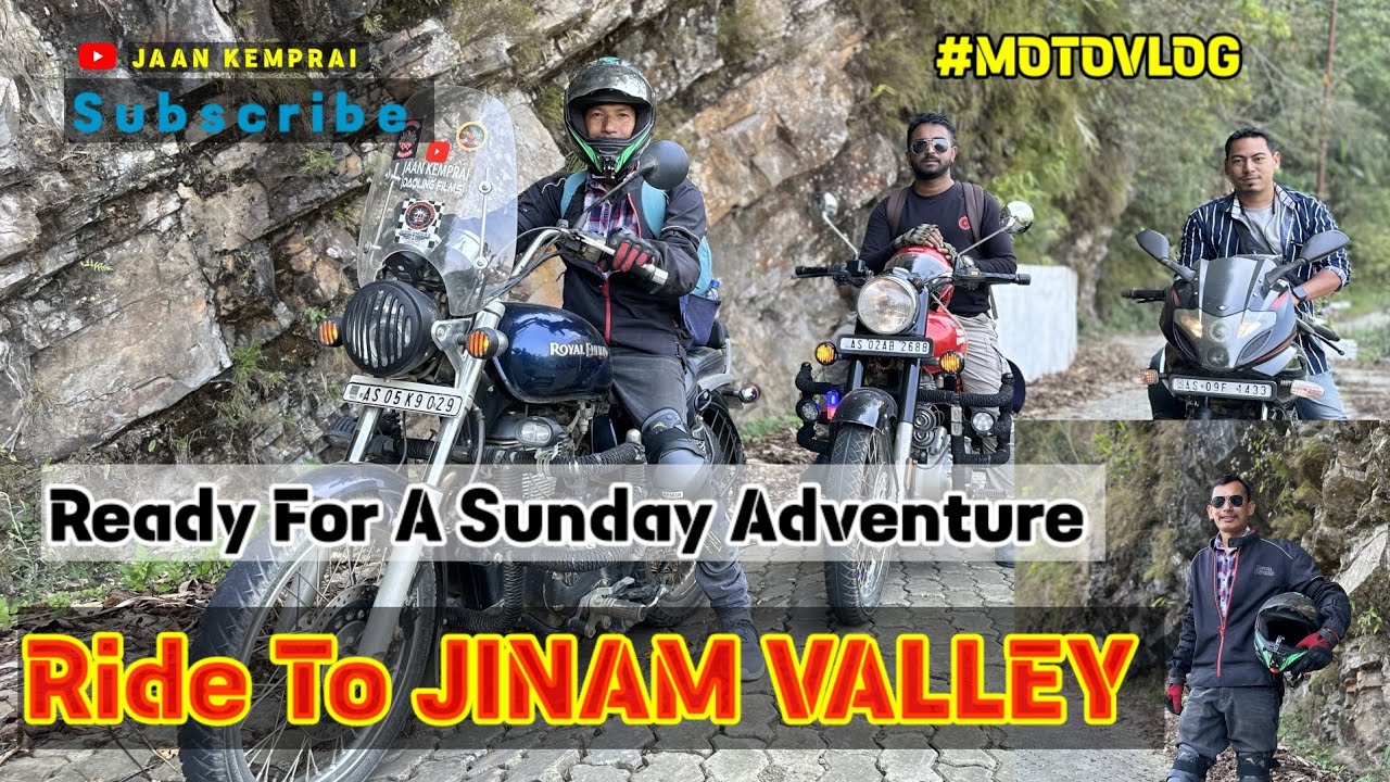 Ride To JINAM VALLEY || Motovlog Ready For Sunday Adventure DimaHasao # ...