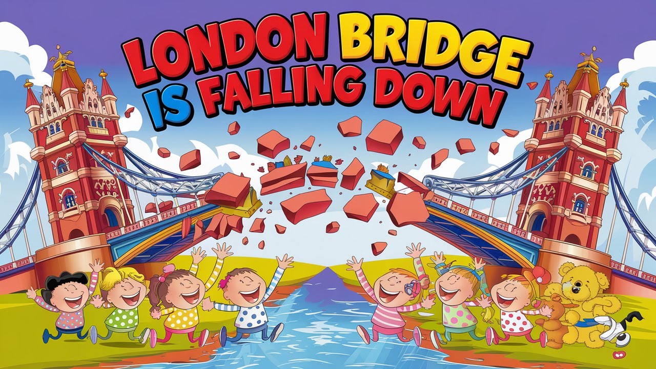 "London Bridge Is Falling Down | Classic Nursery Rhyme for Kids 🎶🌉 ...