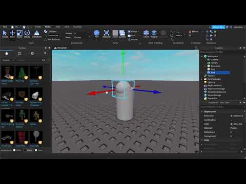 How to make a smooth part in Roblox studios for beginners - YouTube
