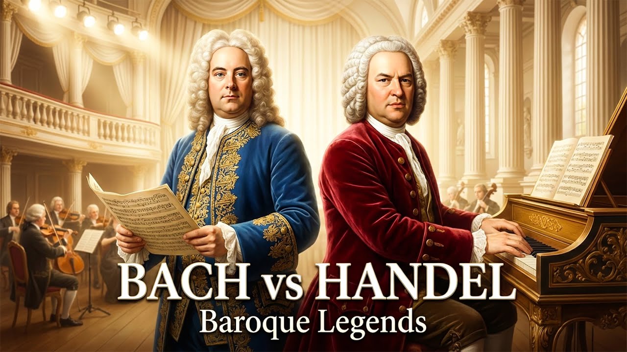 Handel, Bach: Two Masters, One Instrument 🎻 The Most Beautiful ...