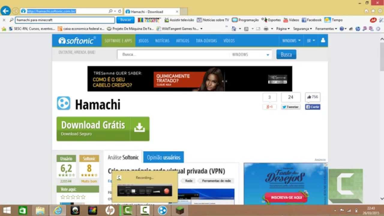 #Tutorial: Como Jogar Minecraft Multiplayer via Hamachi - YouTube