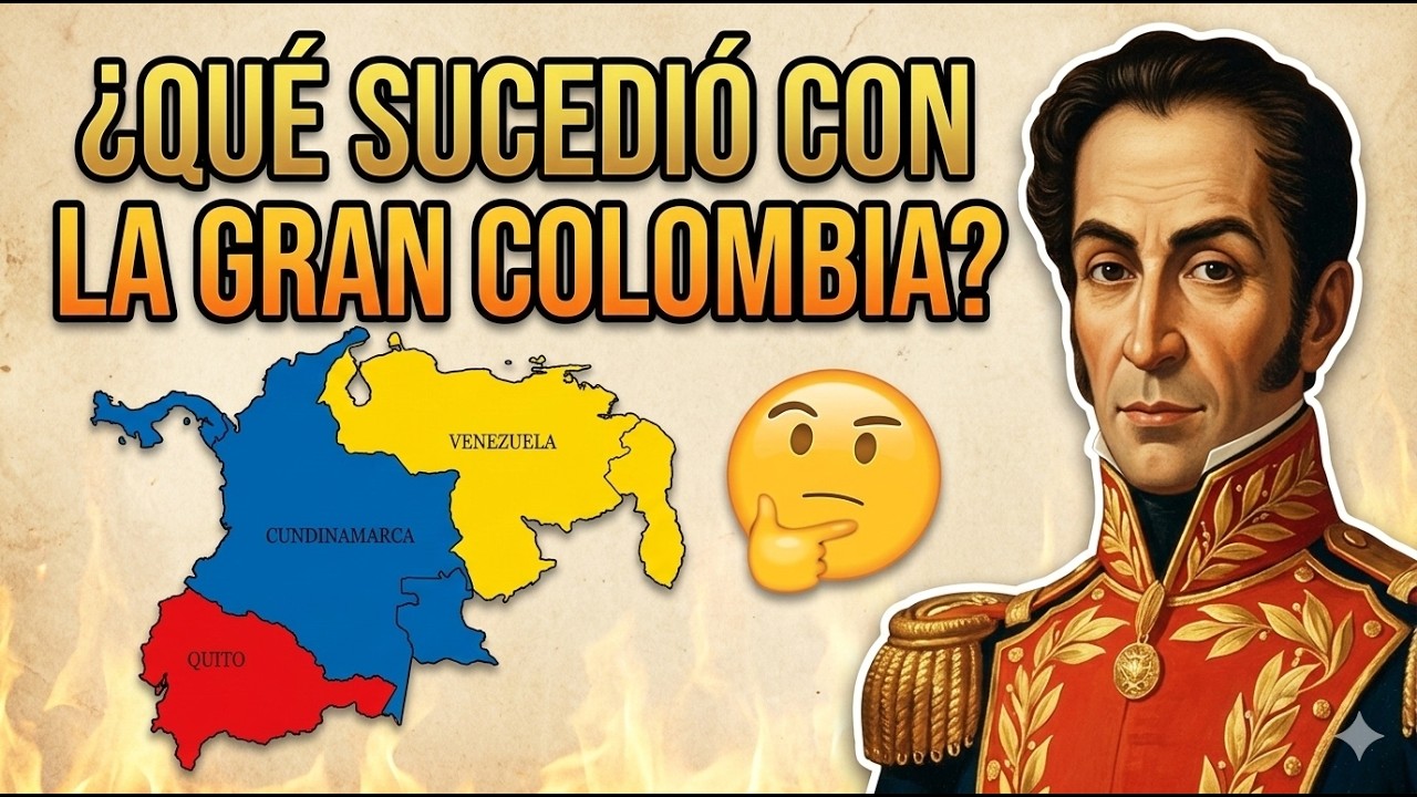 La Gran Colombia. ¿Como se formó? y ¿Porqué de su separación? - YouTube