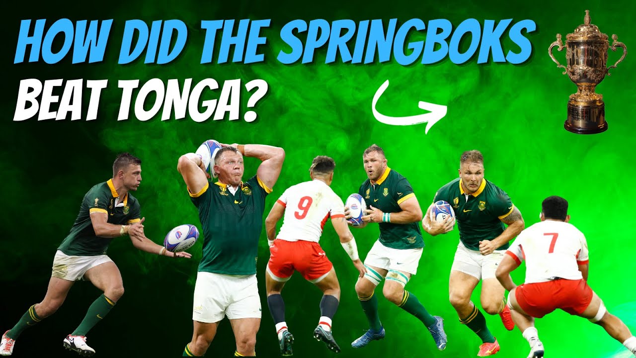 Springboks v Tonga: The Ultimate Rugby World Cup Review - YouTube