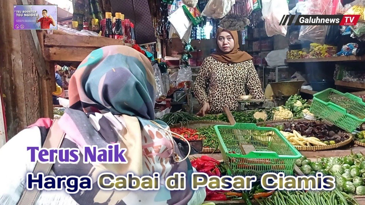 Wow Harga Cabai di Pasar Manis Ciamis Naik - YouTube