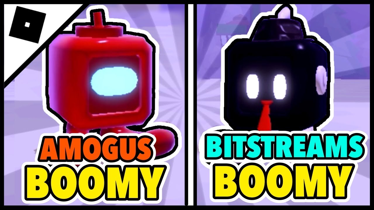 How to get the BITSTREAMS BOOMY & AMOGUS BOOMY SKINS + SHOWCASE in BOOM ...