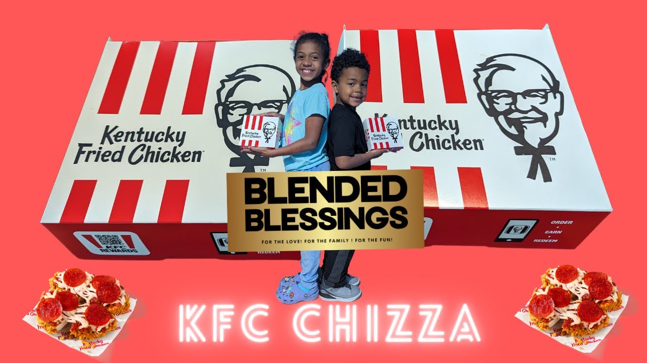 (KFC's NEW Chizza Review! (CHIZZA SONG ) @BlendedBlessings - YouTube