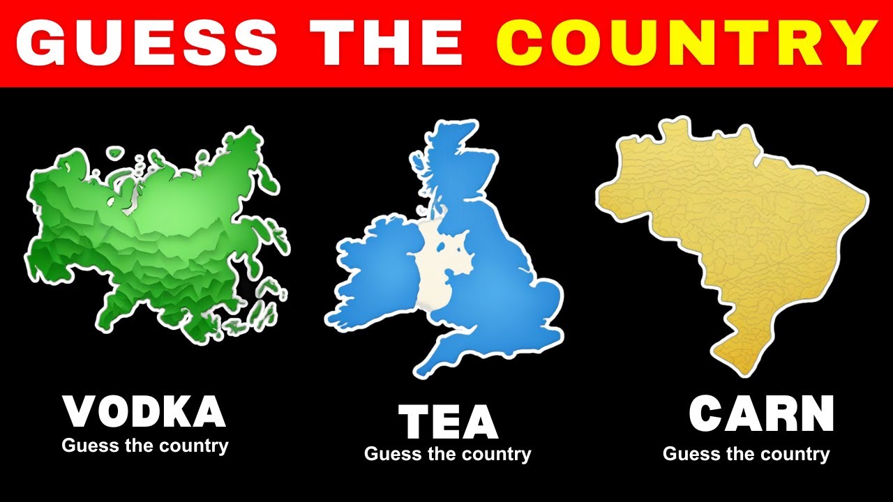 Guess the Country from Its Map Outline? 🌍 | Geography Quiz - YouTube
