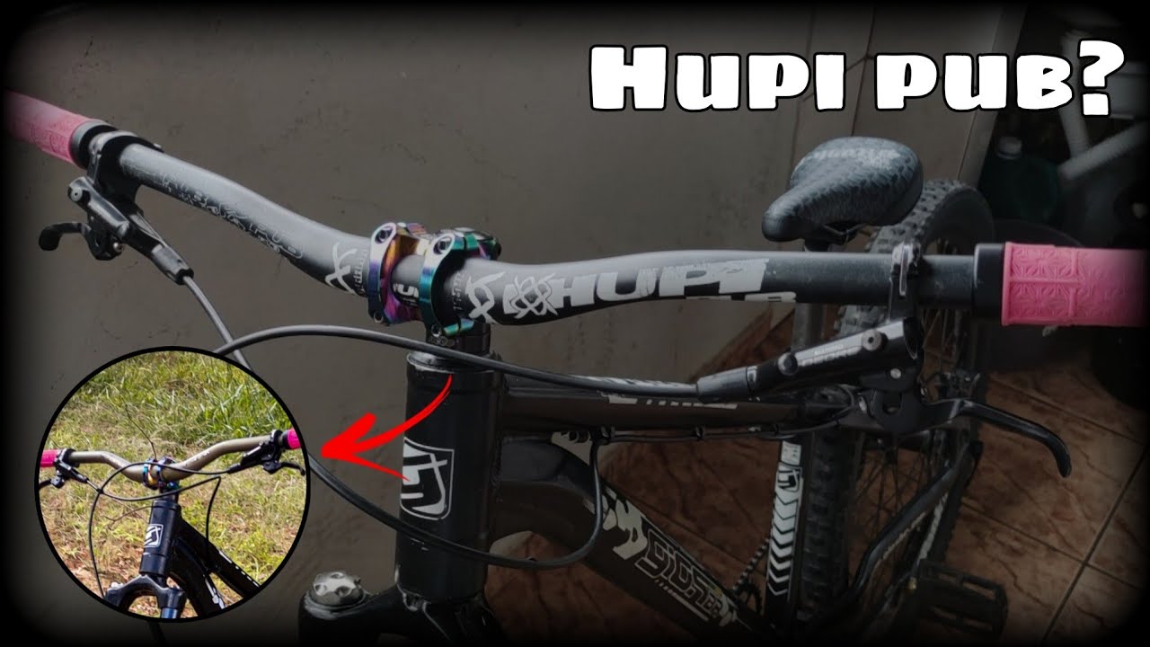 TROQUEI meu guidão RENTHAL por um HUPI PUB | Atualização 25 - YouTube