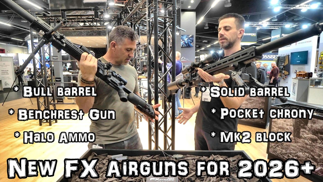 FX Airguns (NEW for 2026) Mk2 Dynamic & Panthera, FX Benchmark, Solid ...
