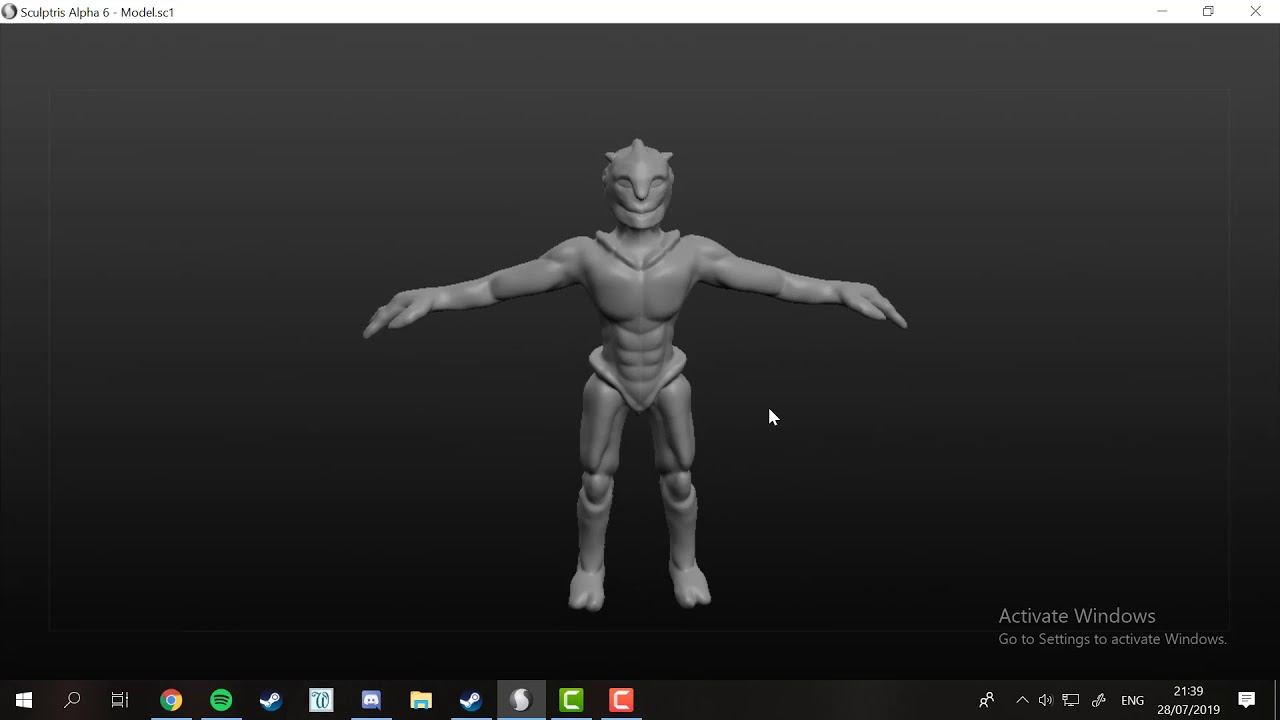 Another Sculptrix Model - YouTube