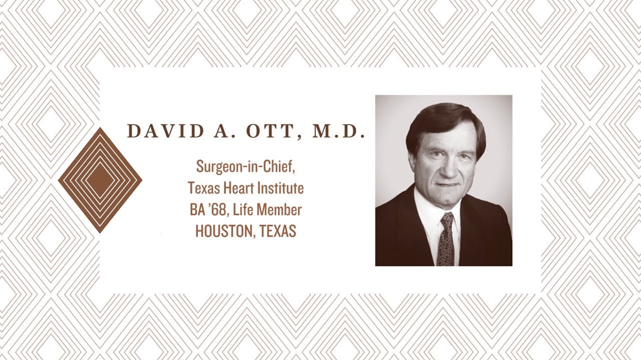 2017 Distinguished Alumnus: David A. Ott - YouTube