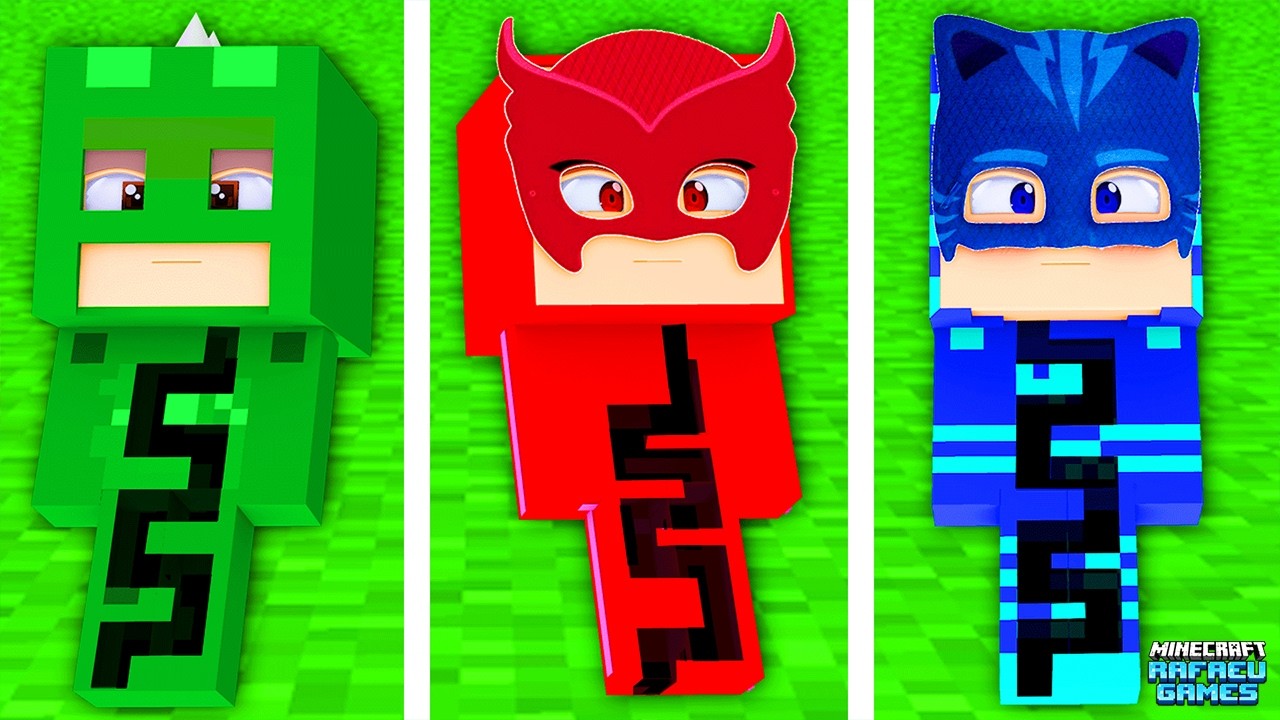 LABIRINTO dos PJ Masks no Minecraft - YouTube