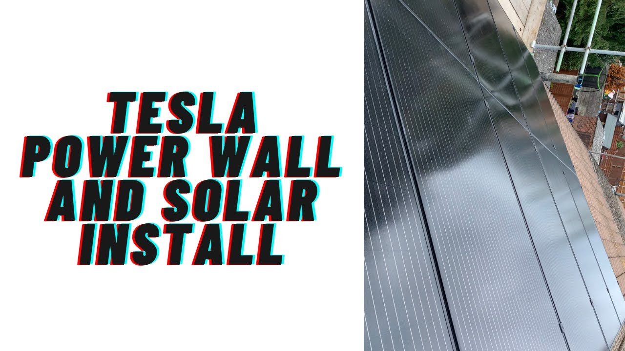 SOLAR AND TESLA POWER WALL INSTALLATION IN CAMBRIDGE - YouTube