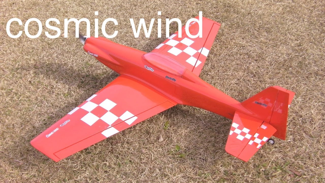 cosmic wind rc electric plane - YouTube