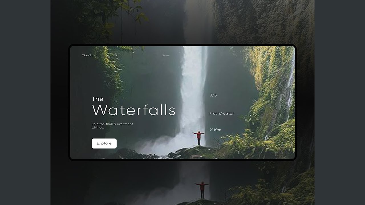 THE WATERFALLS OF THE WORLD UI/UX DESIGN #65 - YouTube