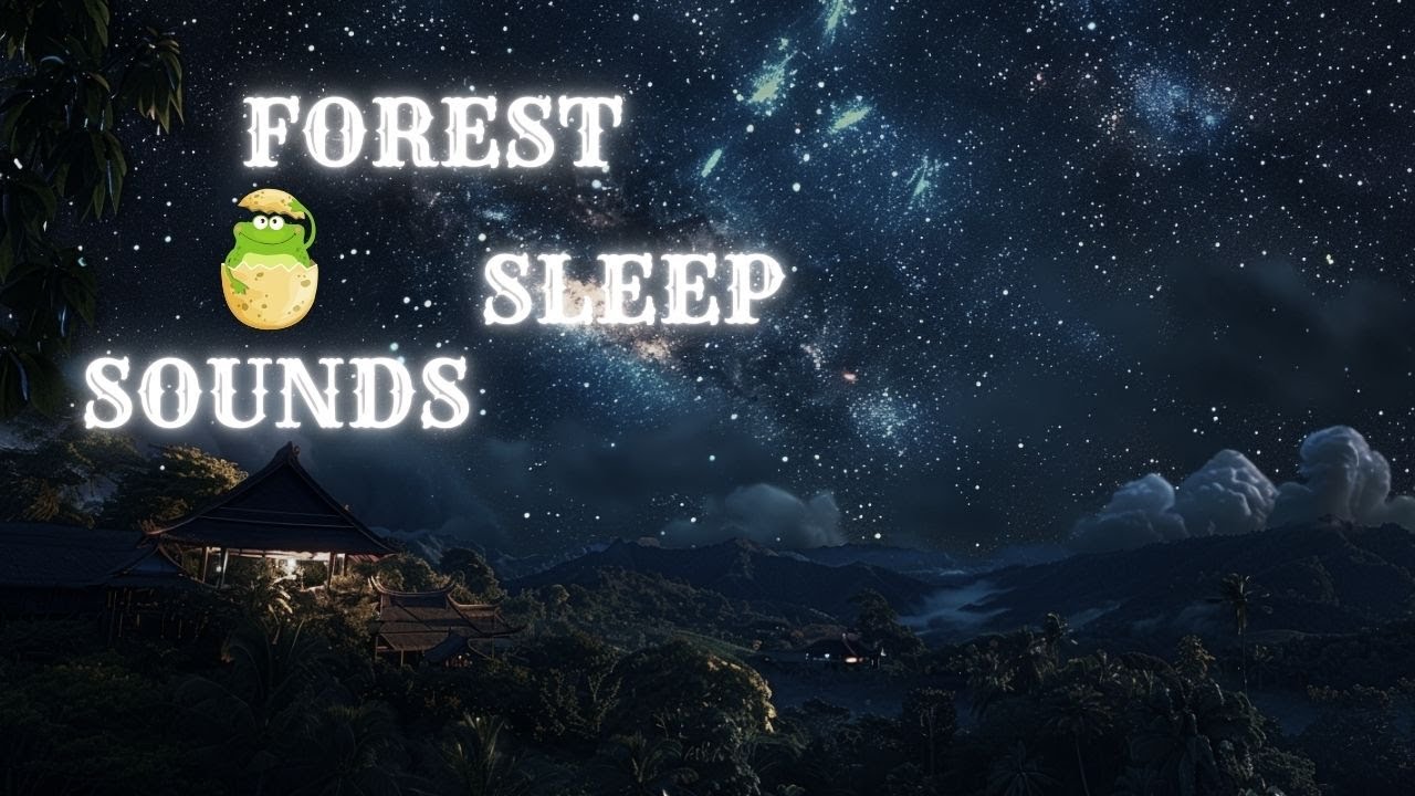 Forest sounds at night, Frog, Cricket, Swamp Sounds at Night, Sleep and ...