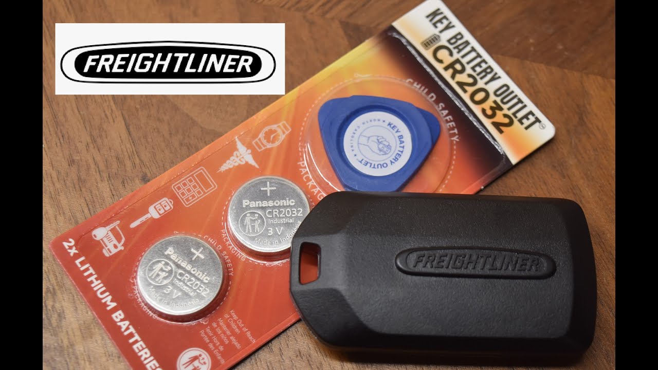 Freightliner Key Fob Battery Replacement - EASY DIY - YouTube