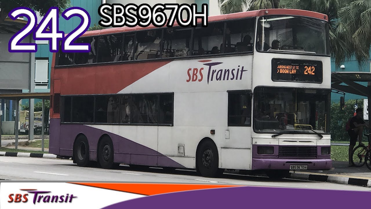 SBS9670H on 242 | SBST Volvo Olympian 3-Axle (Batch 3) - YouTube