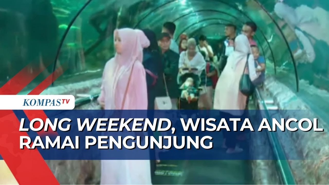 Long Weekend! Begini Situasi Keramaian di Wisata Ancol - YouTube