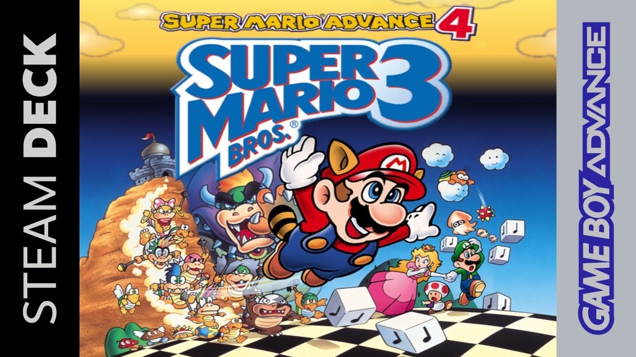 Super Mario Bros. 3 Emulazione mGBA Steam Deck - YouTube