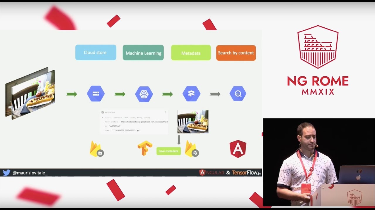 Tensorflow.js and Angular - Maurizio Vitale - NGRome MMXIX - YouTube