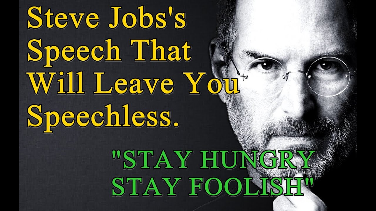 Steve Jobs Speech | Three Simple Stories From His Life | Best ...