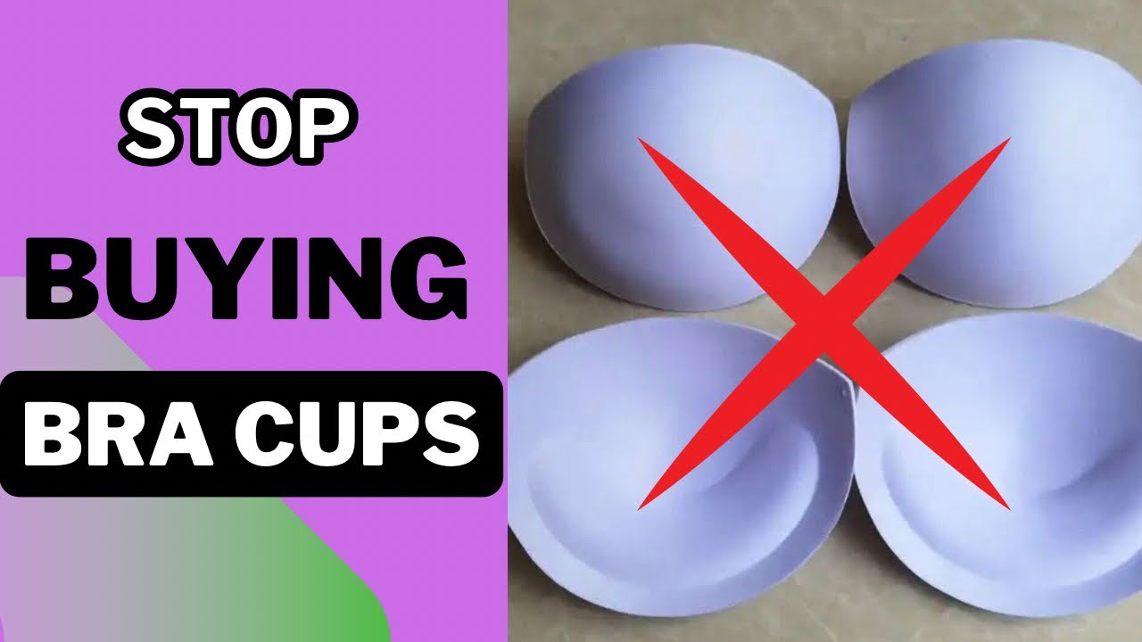How to make bra cups for plus size /any measurements - YouTube