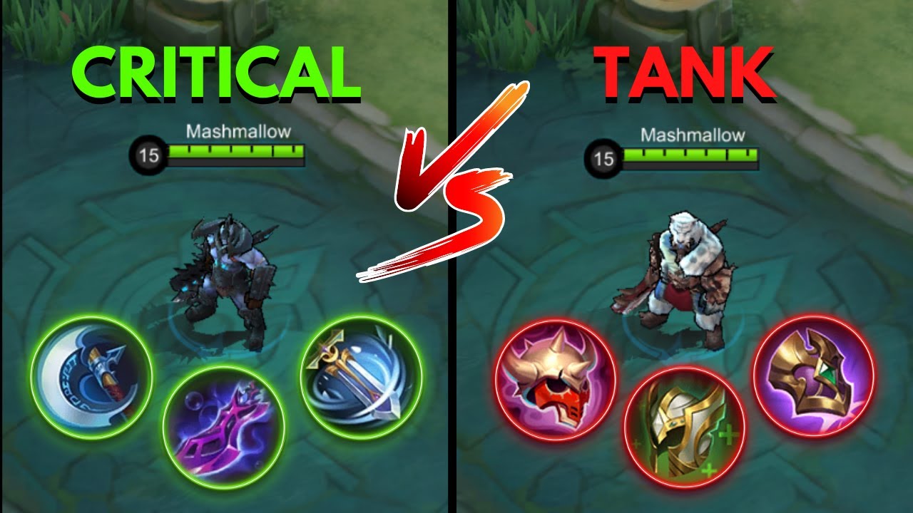 critical vs tank build balmond - YouTube