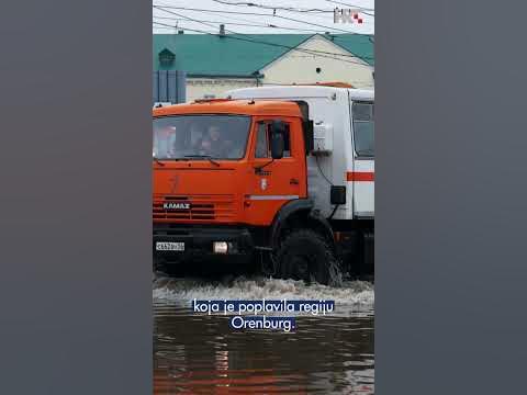 Poplave u Rusiji zbog visokog vodostaja Urala - YouTube