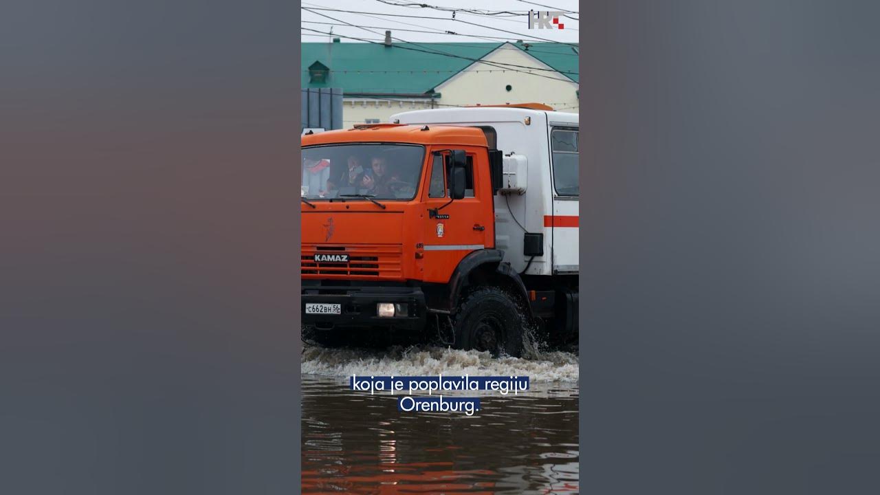 Poplave u Rusiji zbog visokog vodostaja Urala - YouTube