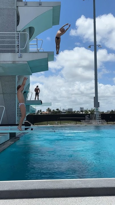 Back dive half twist tuck is ridiculous #highdiving #cliffjumping # ...