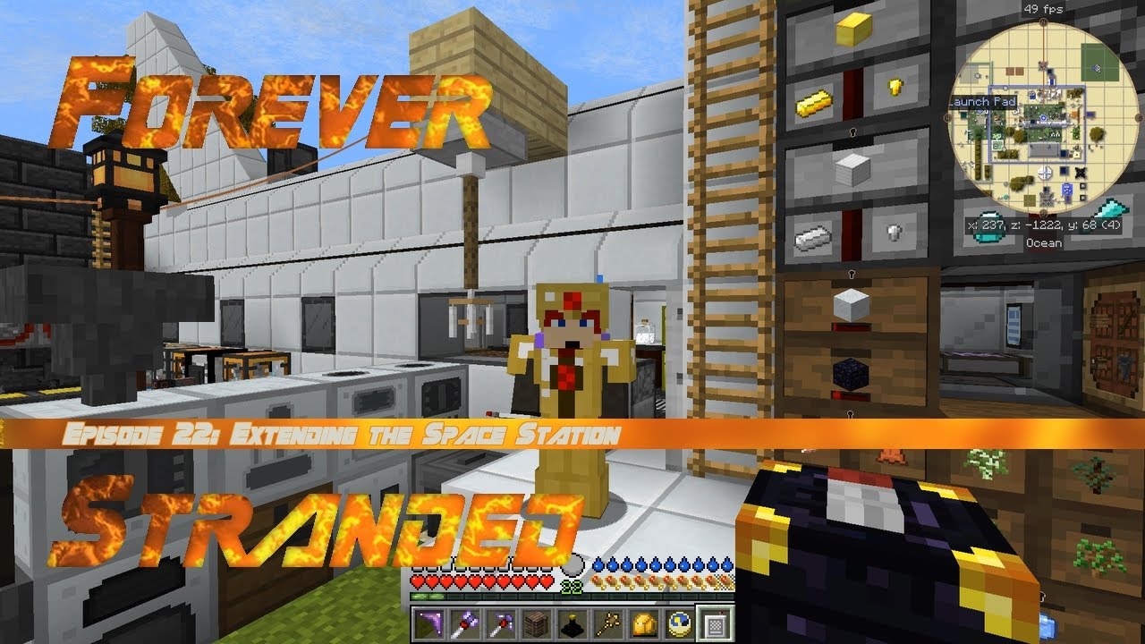Forever Stranded #22 - Extending the Advanced Rocketry Space Station ...