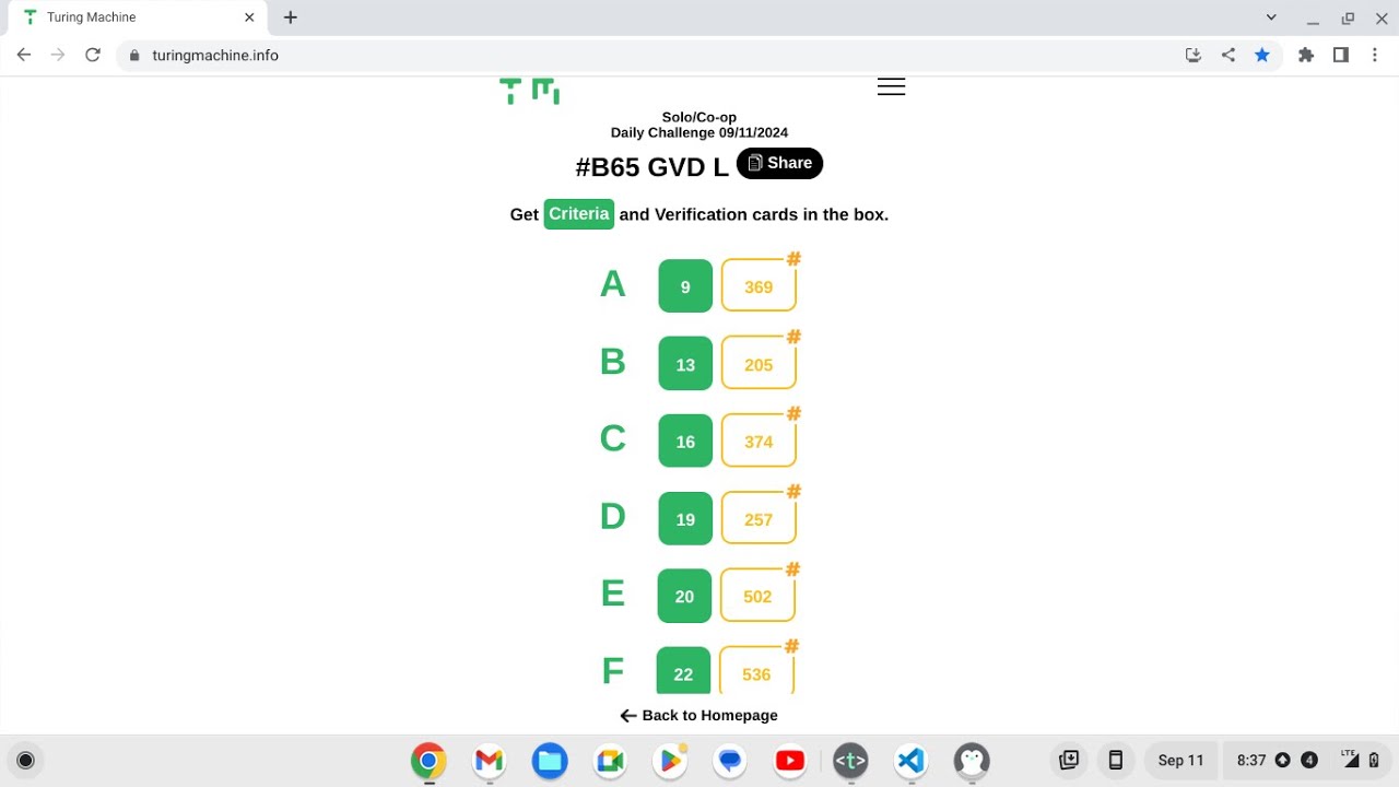 Daily Turing Machine Puzzle on 11 Sep 2024 - Puzzle Id: B65GVDL # ...