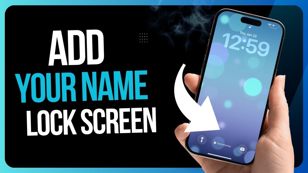 How to Add your Name on your iPhone Lock Screen! (2026 Guide) - YouTube