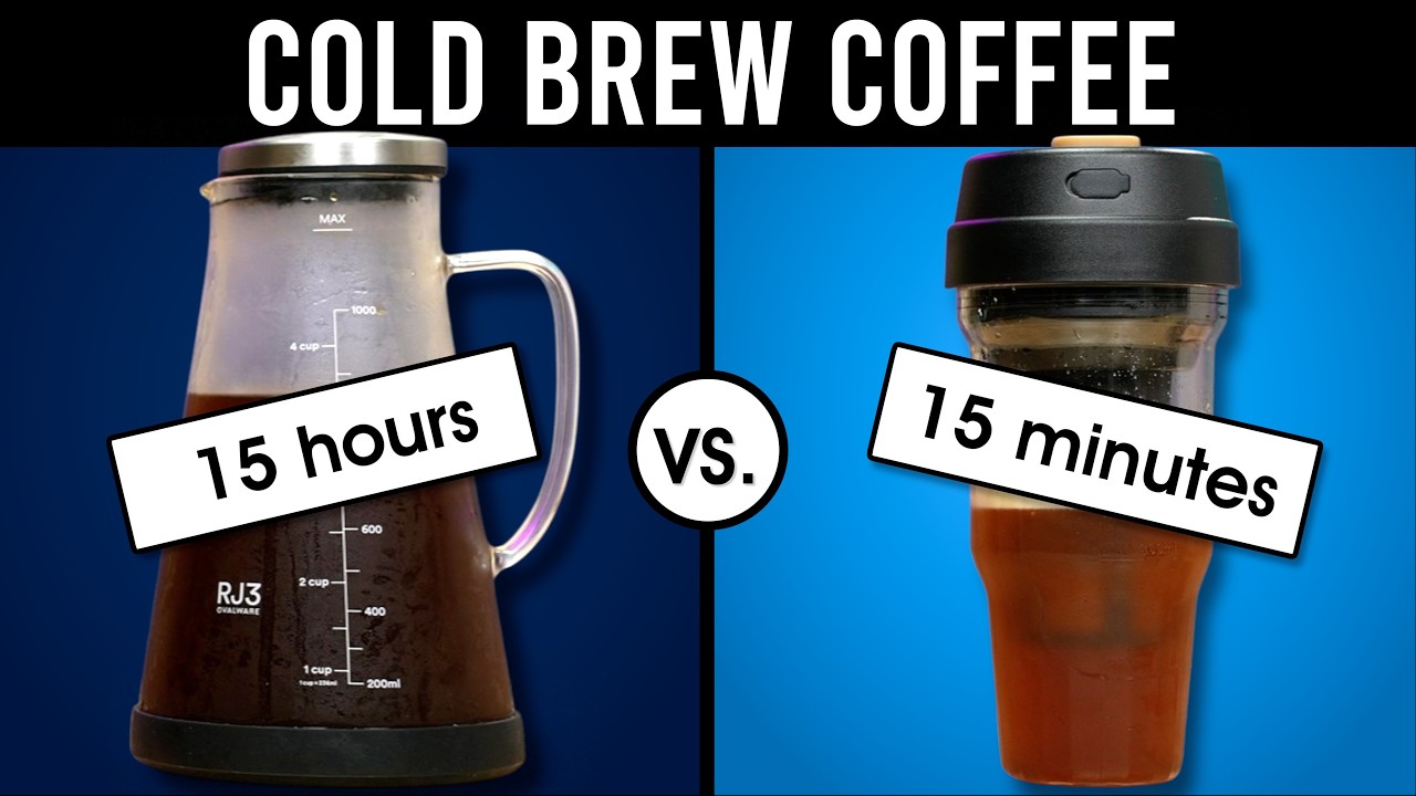 How Long To Brew Cold Brew Coffee? | Experiment Results - YouTube