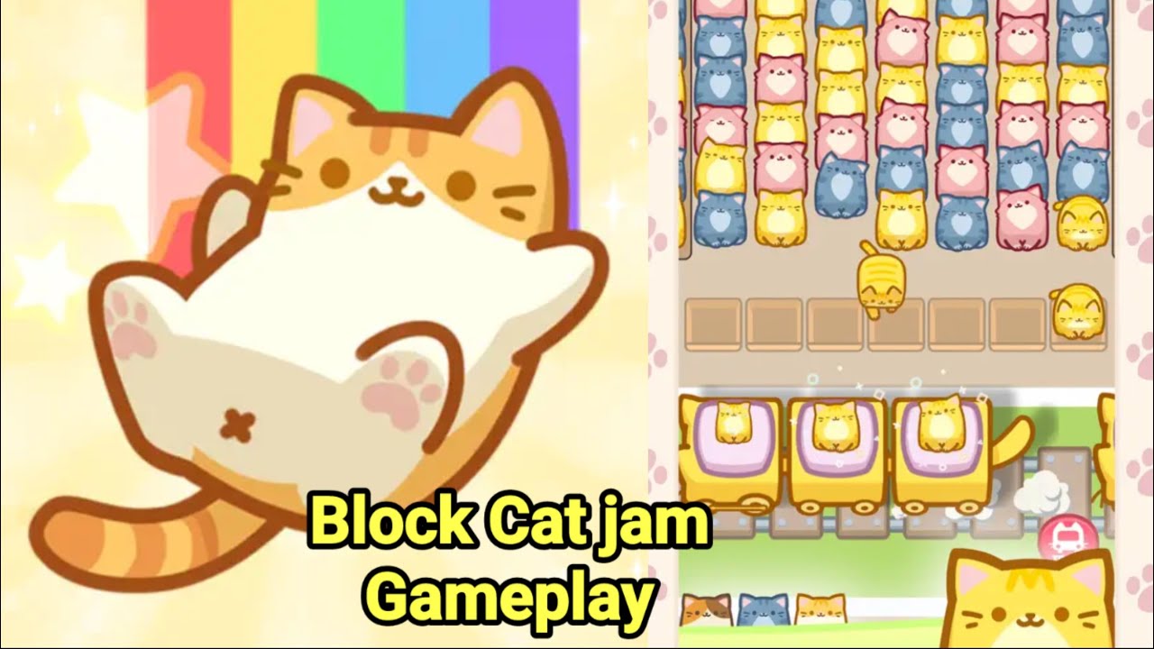 Block Cat jam Game Gameplay - YouTube