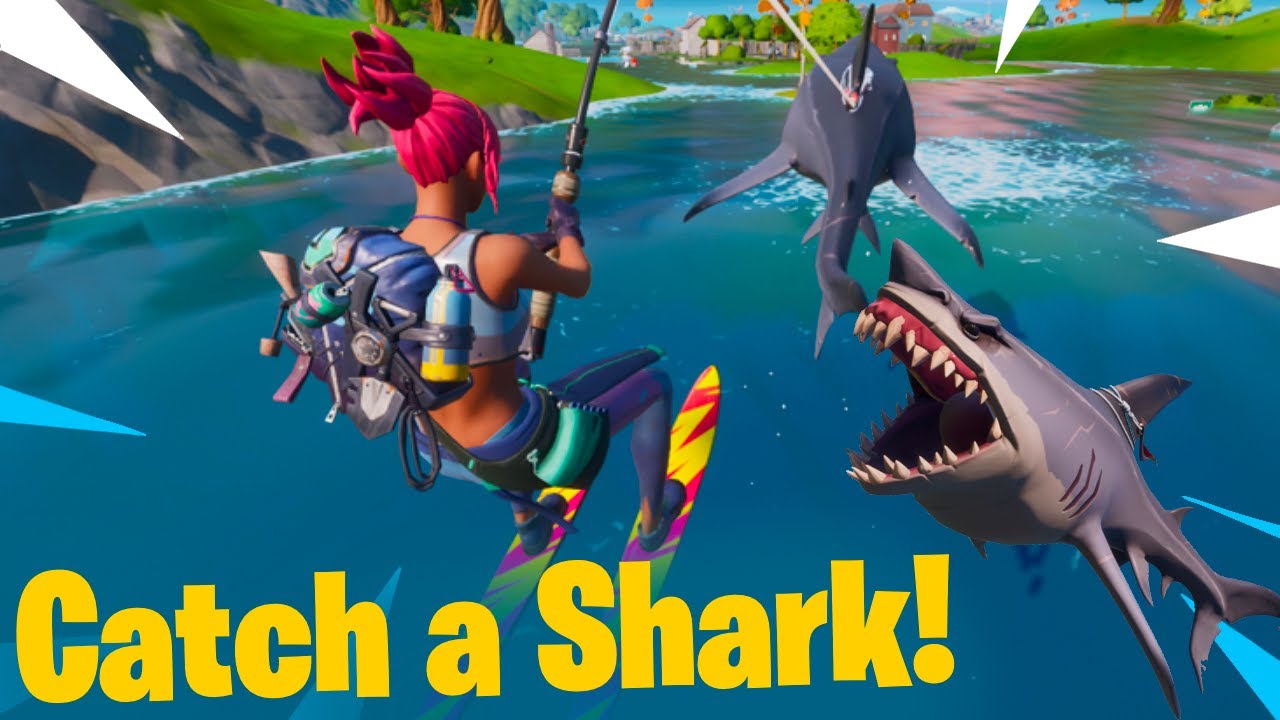 How to catch a SHARK in FORTNITE! - Season 3 Chapter 2 - YouTube