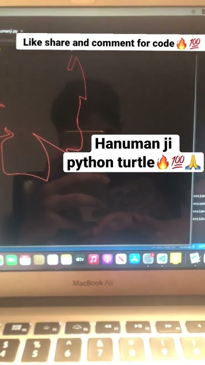 Hanuman Ji On Python Turtle🔥 Shortsfeed Shorts Jaishreeram Hanumanji Hanumanbaba