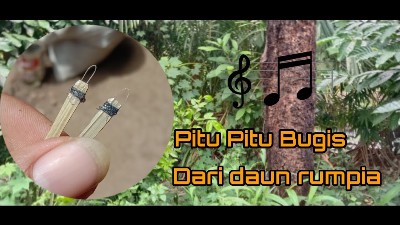 Cara membuat sendaren Pitu Pitu dari daun rumpia (daun nipa) # ...