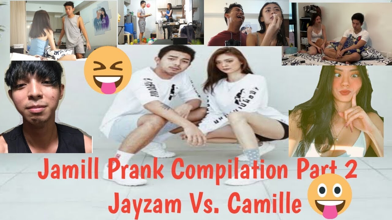 JAMILL Prank War Compilations Part 2|| Jayzam Vs. Camille 😀 - YouTube
