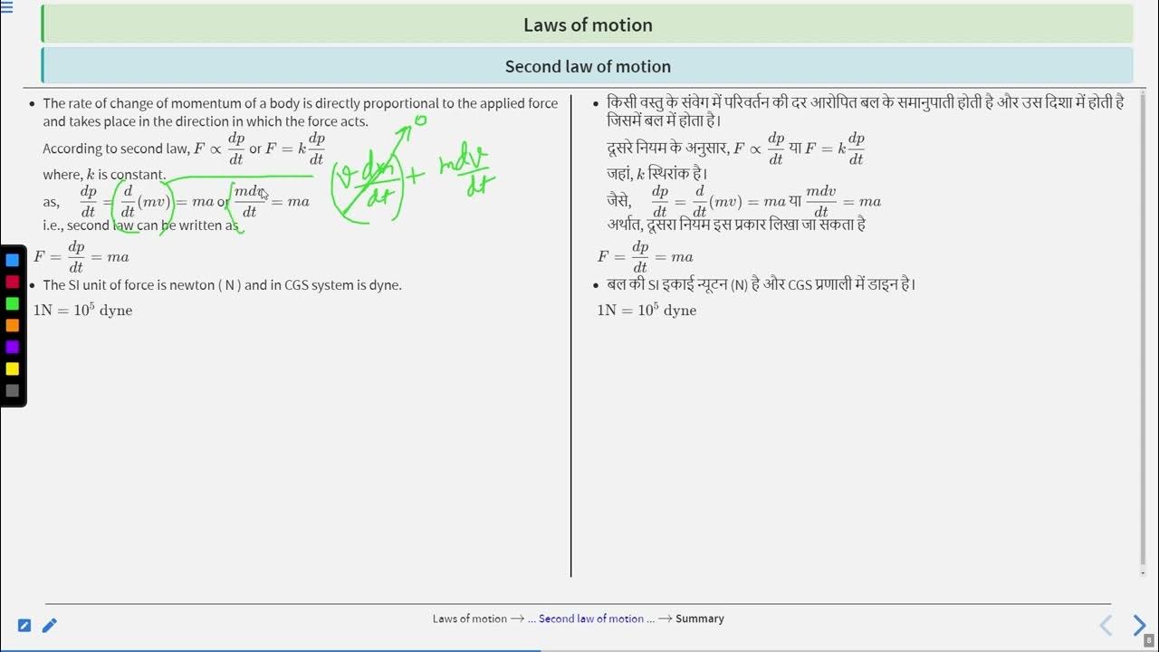 Laws of motion Theory Part 1 #SATHEE_ENGG #swayamprabha #engineeringexams - YouTube