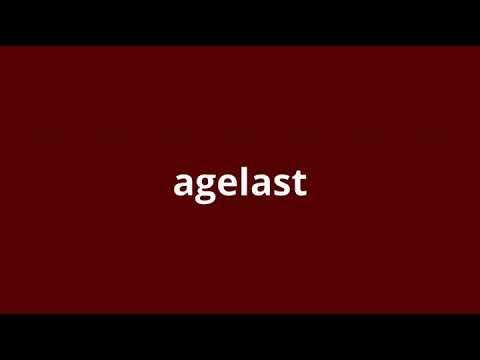 what is the meaning of agelast - YouTube