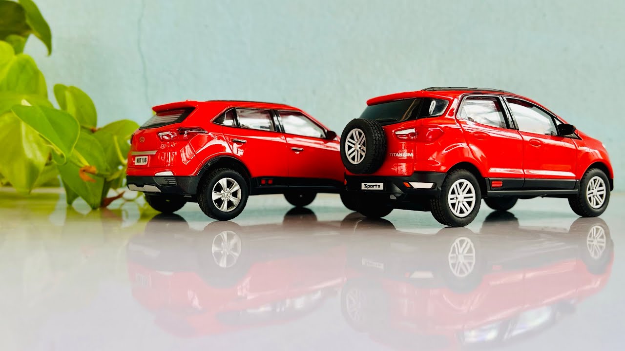 Creta V/S Eco sports | Centy cars | Scale 1/32 Model | Diecast cars ...