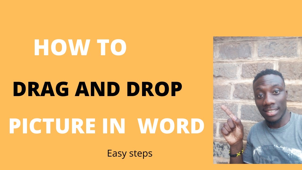 Drag And Drop A Picture Into Word Document Microsoft Word Tutorial Drag And Drop A Picture Into Word Document Microsoft Word Tutorial