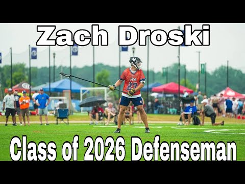 Zach Droski Summer Lacrosse Highlights |Class of 2026| - YouTube