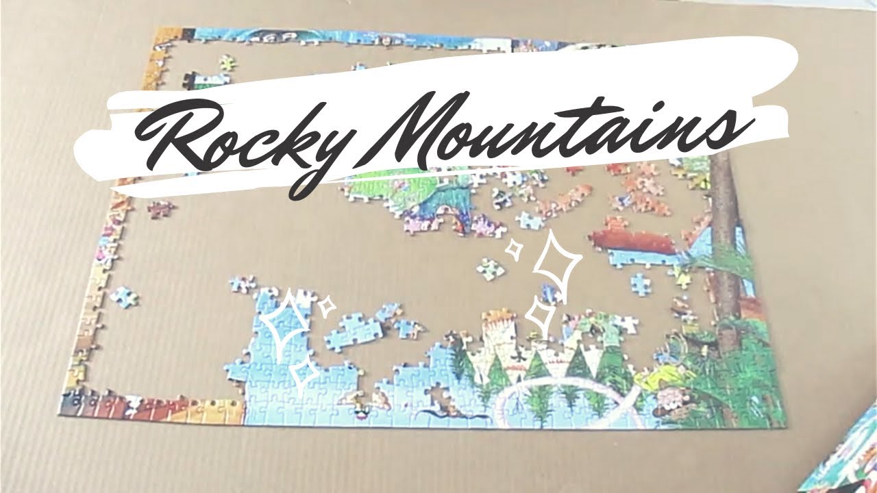 Rocky Mountains by RGS Group/Puzzle time-lapse - YouTube