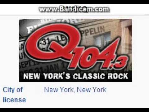 WAXQ Q104.3 New York, NY TOTH ID at 9:00 p.m. 10/17/2014 - YouTube